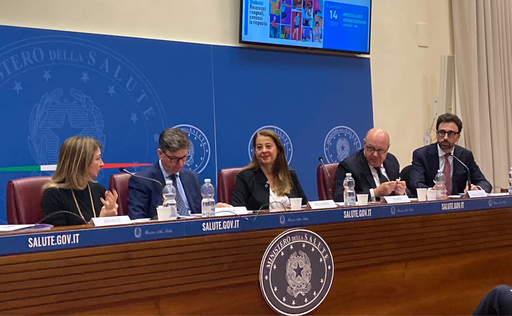 Presentation at the Italian Ministry of Health on World Diabetes Day ...